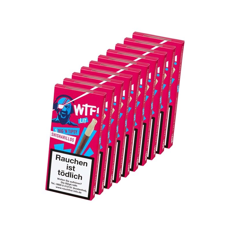 Tigari de foi WTF Big`n Tipsy Lit Fructe de Padure (50) tutungerie tigari