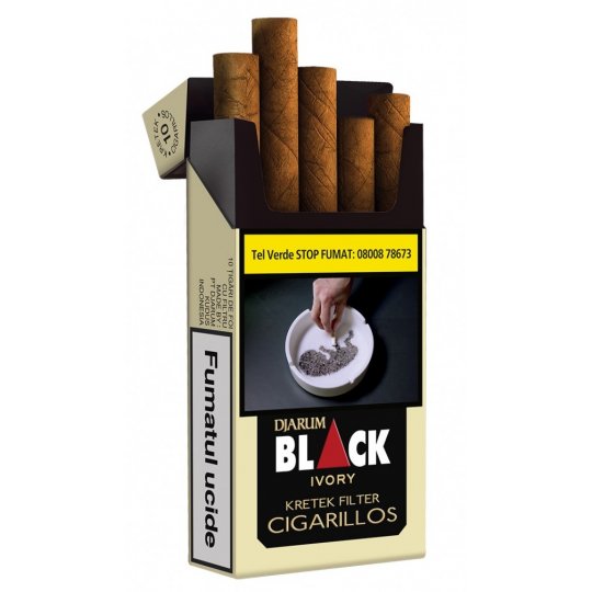 Tigari de foi Djarum Black Ivory Filter Cigarillos (10) Reduceri