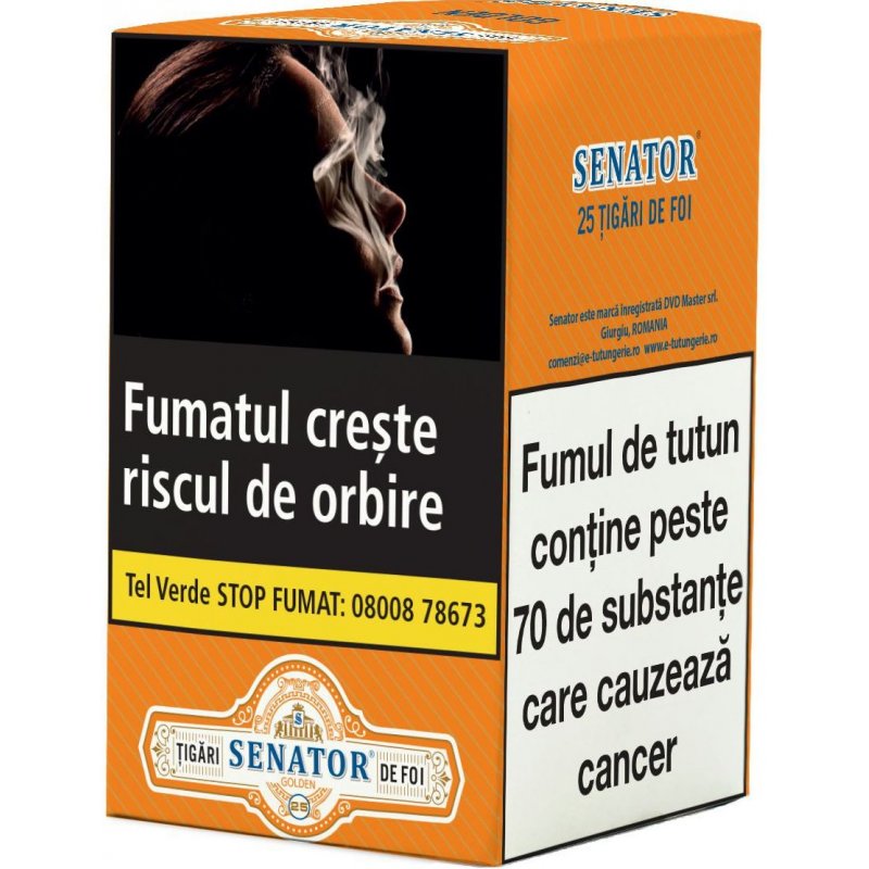 Cumpara Tigari de foi Senator Golden.