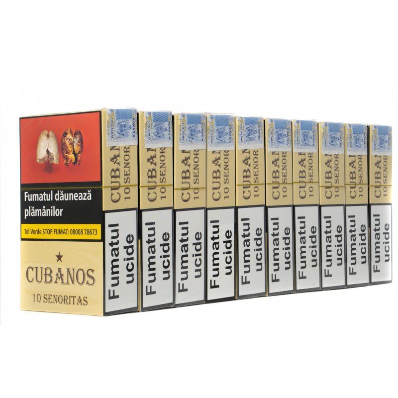 Tigari de foi Cubanos Senoritas Natural (100) tigari de foi ieftine