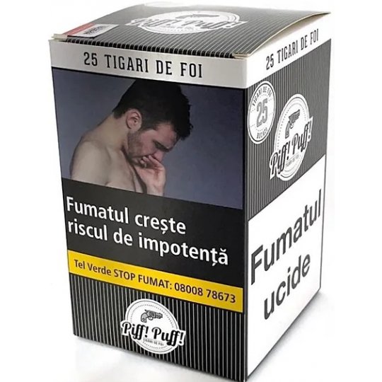 Tigari De Foi Piff Puff 240G 25 tutungerie cu tigari de foi Piff Puff