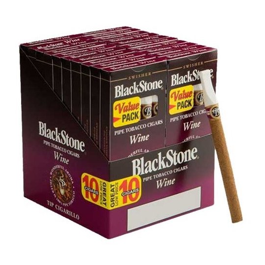 Tigari de foi cu aroma de vin BlackStone Tip Cigarillos Garnet (100)