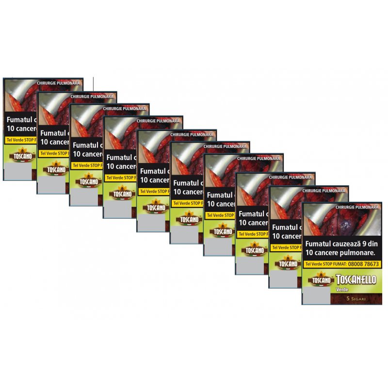 Tigari de foi Toscanello Verde Limoncello (50) Reduceri