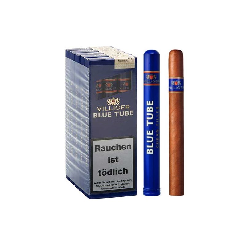Trabucuri Villiger Blue Tube Cuban Filler (15) caut trabuc