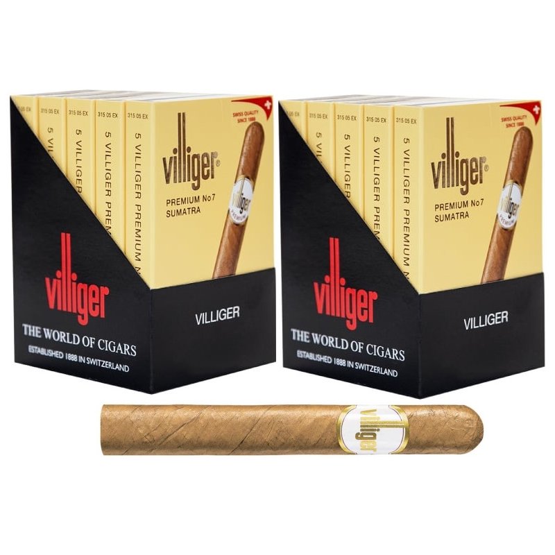 Trabucuri la reducere Villiger Premium No.7 Sumatra (50)