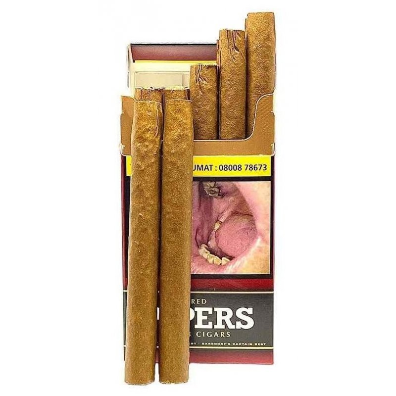 Tigari de foi Pipers Red Club 100 fumez tigari cu arome