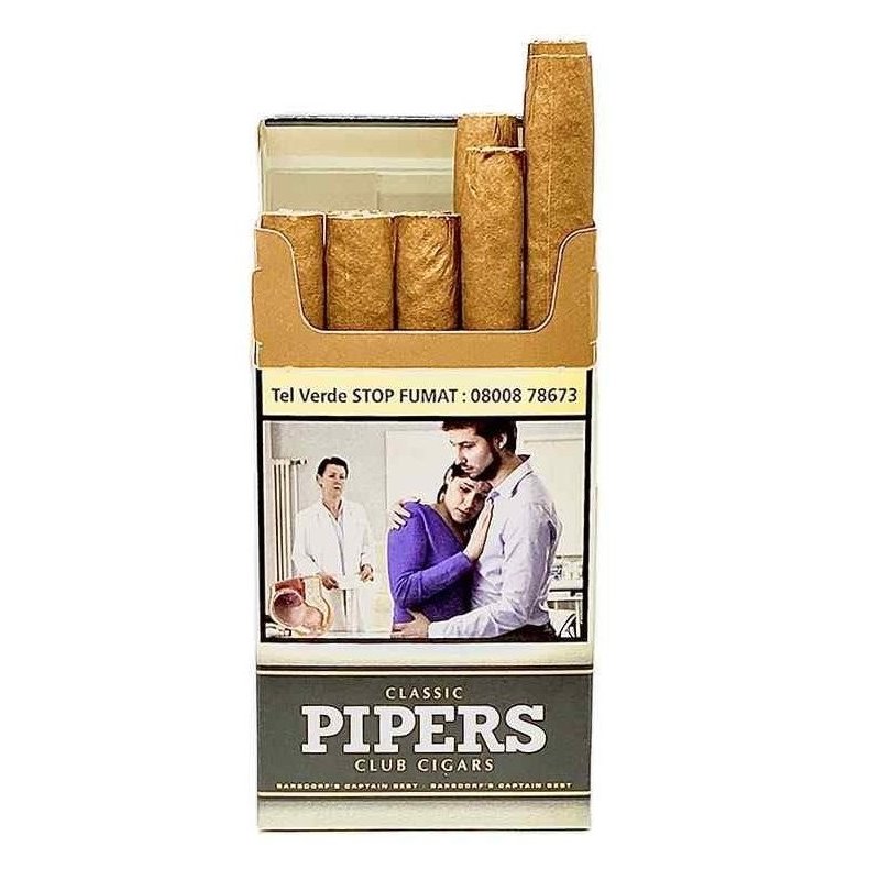 Oferta pret redus Tigari de foi Pipers Club Classic (100)