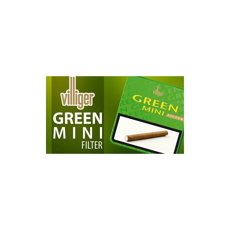 Tigari de foi Villiger Green Mini Filter (100) Reduceri