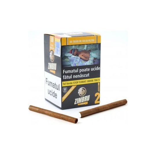 Tigari de foi Zimbru Filter Cigarillos Balai (50)