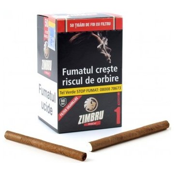 Tigari de foi Zimbru Filter Cigarillos Roscat (50)
