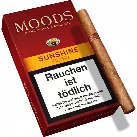 Tigari de foi Moods Sunshine Filter 10 pachete Reduceri