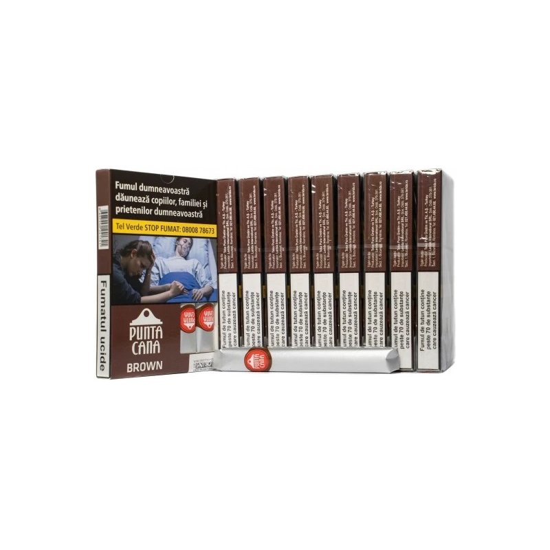 Tigari de foi Punta Cana Brown Ciocolata (50)