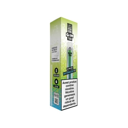 Tigara Electronica Aroma KING GeM Bar Watermelon Ice 20 mg
