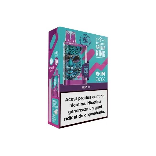 Tigara Electronica Aroma KING GeM Box Grape Ice 20 mg