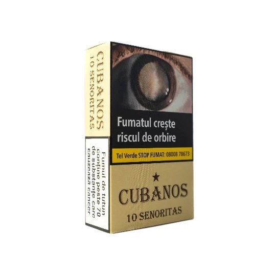 Tigari de foi Cubanos Senoritas Natural Big 50 pachete