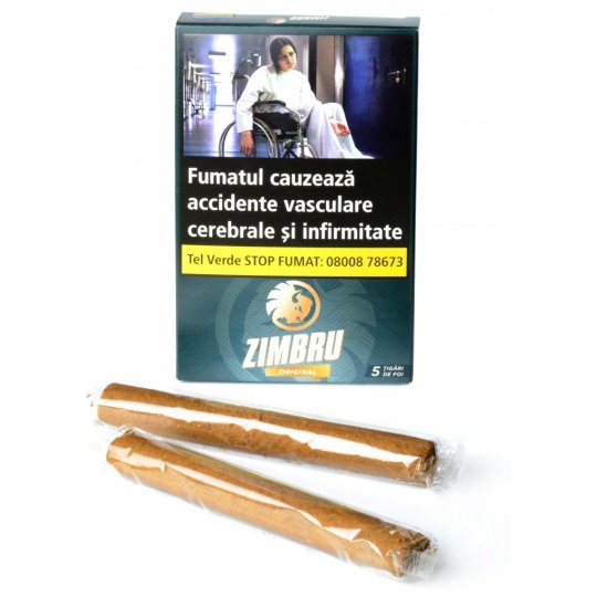Tigari de foi Zimbru Original Cigars 100 (5 x 20 pachete)